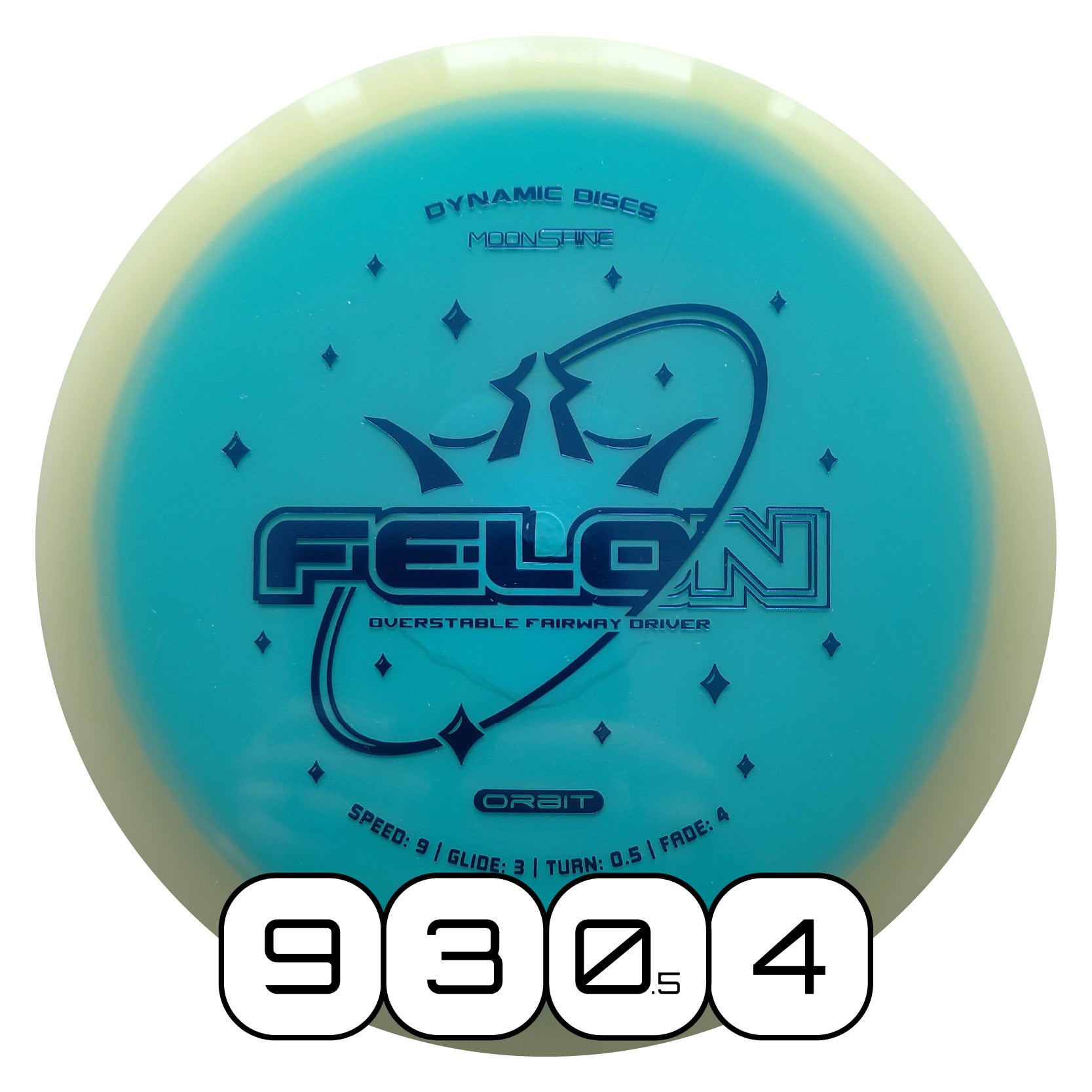 Dynamic Discs Lucid Moonshine Orbit Felon | Overstable Fairway Driver ...