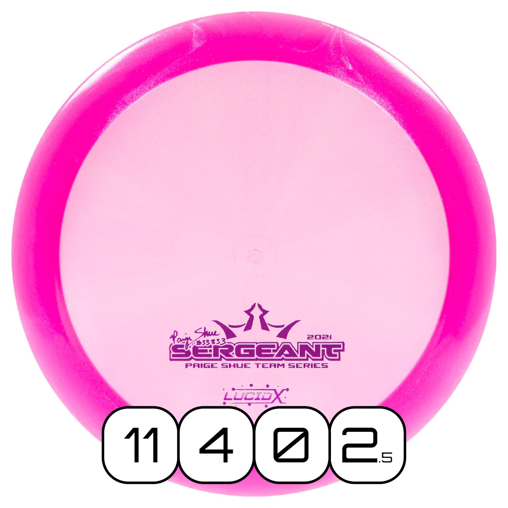 Dynamic Discs Lucid-X Glimmer Sergeant: Overstable Distance Driver ...
